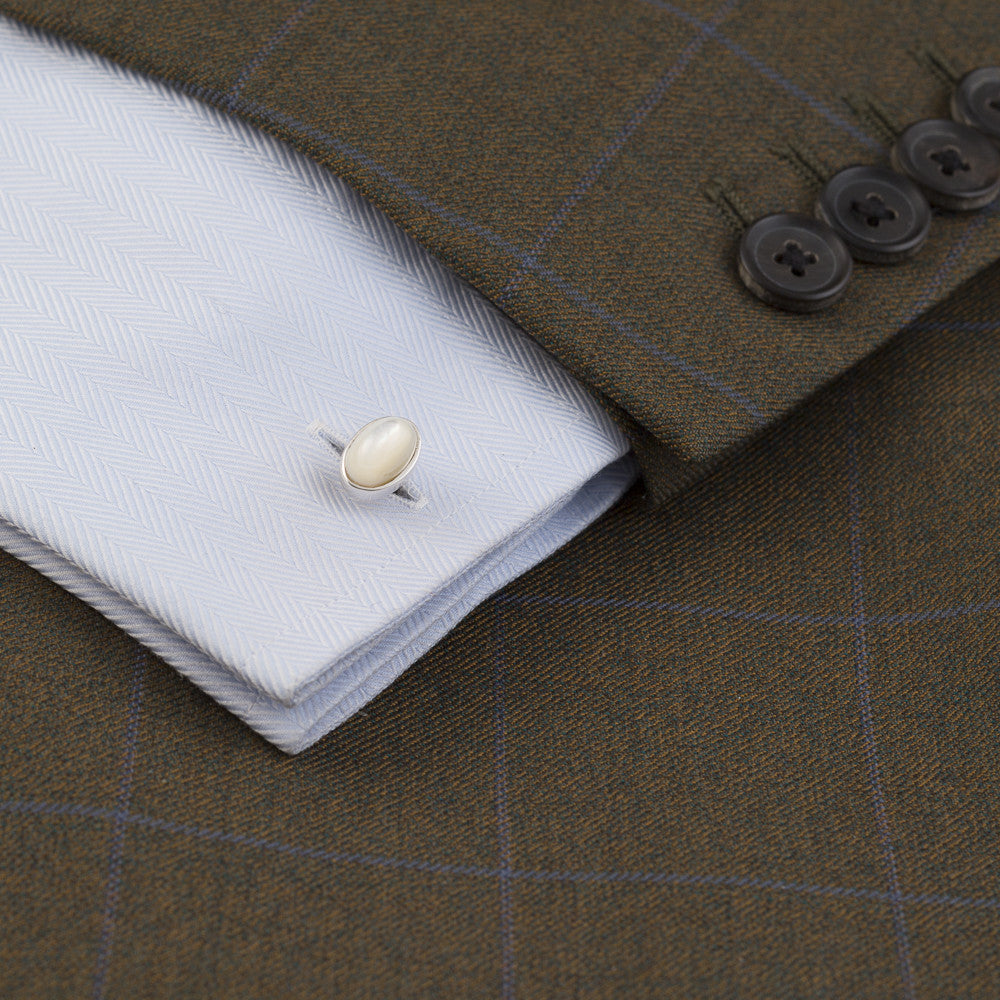 Mother of Pearl Cufflinks | Barrow - Alistair R